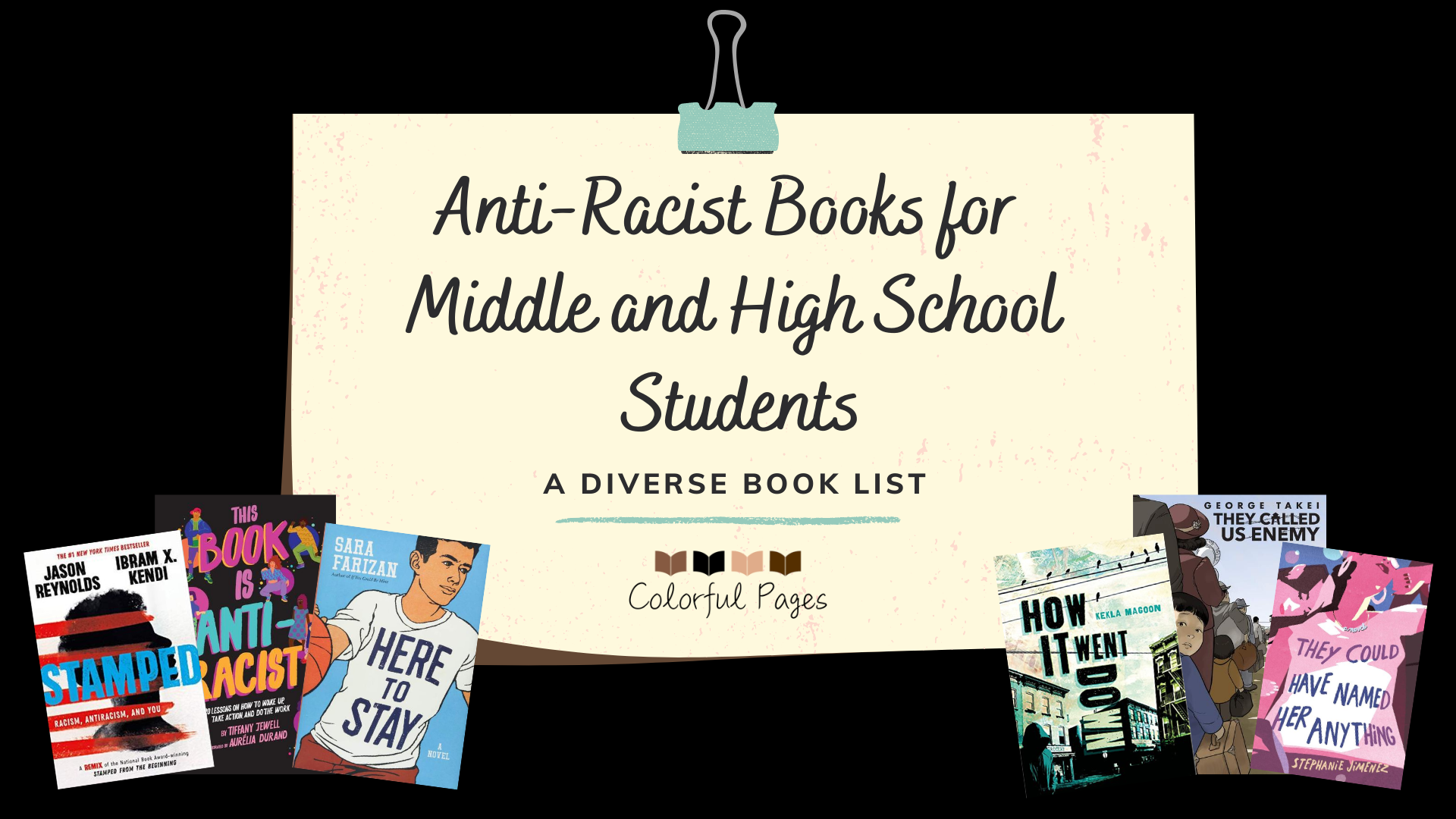 Anti-Racist Books for Middle and High School Students – Colorful Pages